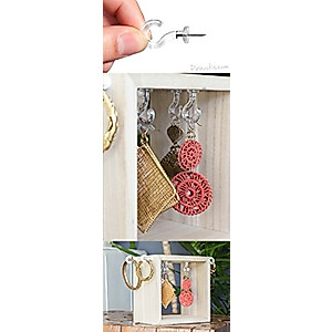 Pinhooks Push Pin Wall Hook - Klear Kindness (Transparent) - 40-Count