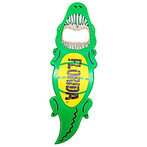 Florida Alligator Bottle Opener Sunshine State Gator Souvenir Magnet, 5 Inch