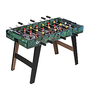 GAOSHENGWUJINGD Foosball Table Game Table Rally and Roar Foosball Table Game Multi Person Table Soccer Adults, Families - Recreational Foosball Games Game Rooms, Arcades, Bars, Parties, Family Night