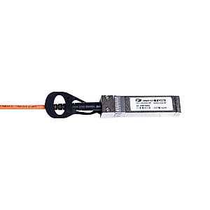 INFOTON 10Gbps Active Optical Cable SFP+ to SFP+,10 GBASE OM2 MMF Fiber AOC Cable with DDM Transceiver Module for Cisco,D-Link,Supermicro,Netgear,Mikrotik and ZTE Devices,7 Meters / 23 Feet