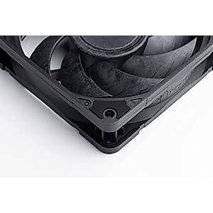 Noctua NA-IS1-12 chromax.Black Sx2, Inlet Side Spacers for 120mm Fans (Black)