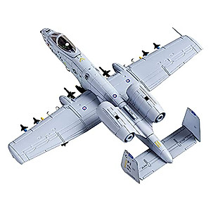 1/100 A-10 Thunderbolt II Warthog Attack Plane（Painted Version） Metal Fighter Military Model Diecast Plane Model for Collection or Gift