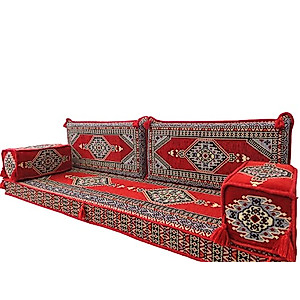 Arabic sofa, Arabic Majlis Sofa, Living Room Furniture, Arabic floor sofa, Arabic floor seating, Arabic couch, Oriental floor seating - MA 99