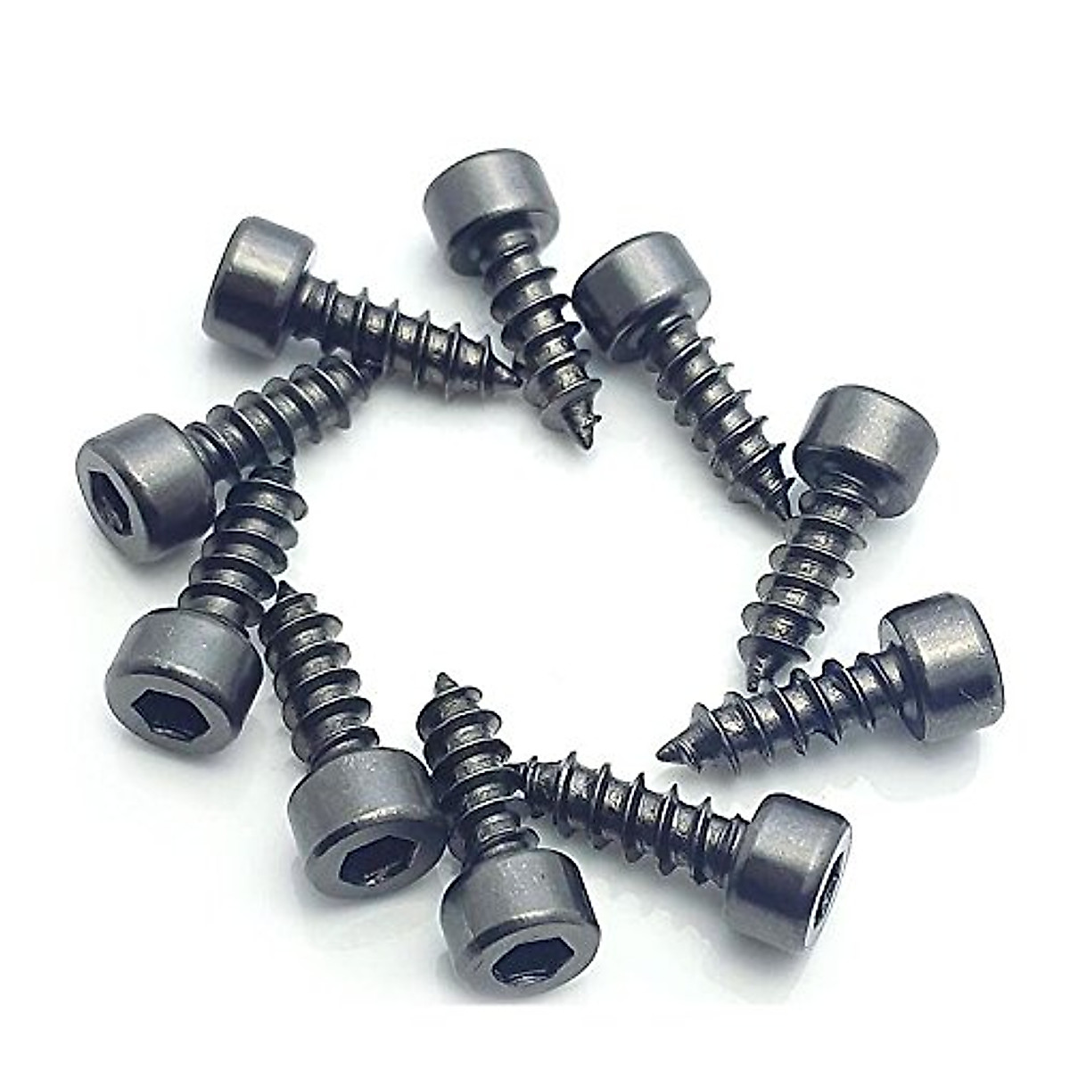 50pcs M4 12mm Alloy Steel Allen Hex Socket Head Cap Self-Tapping Screws