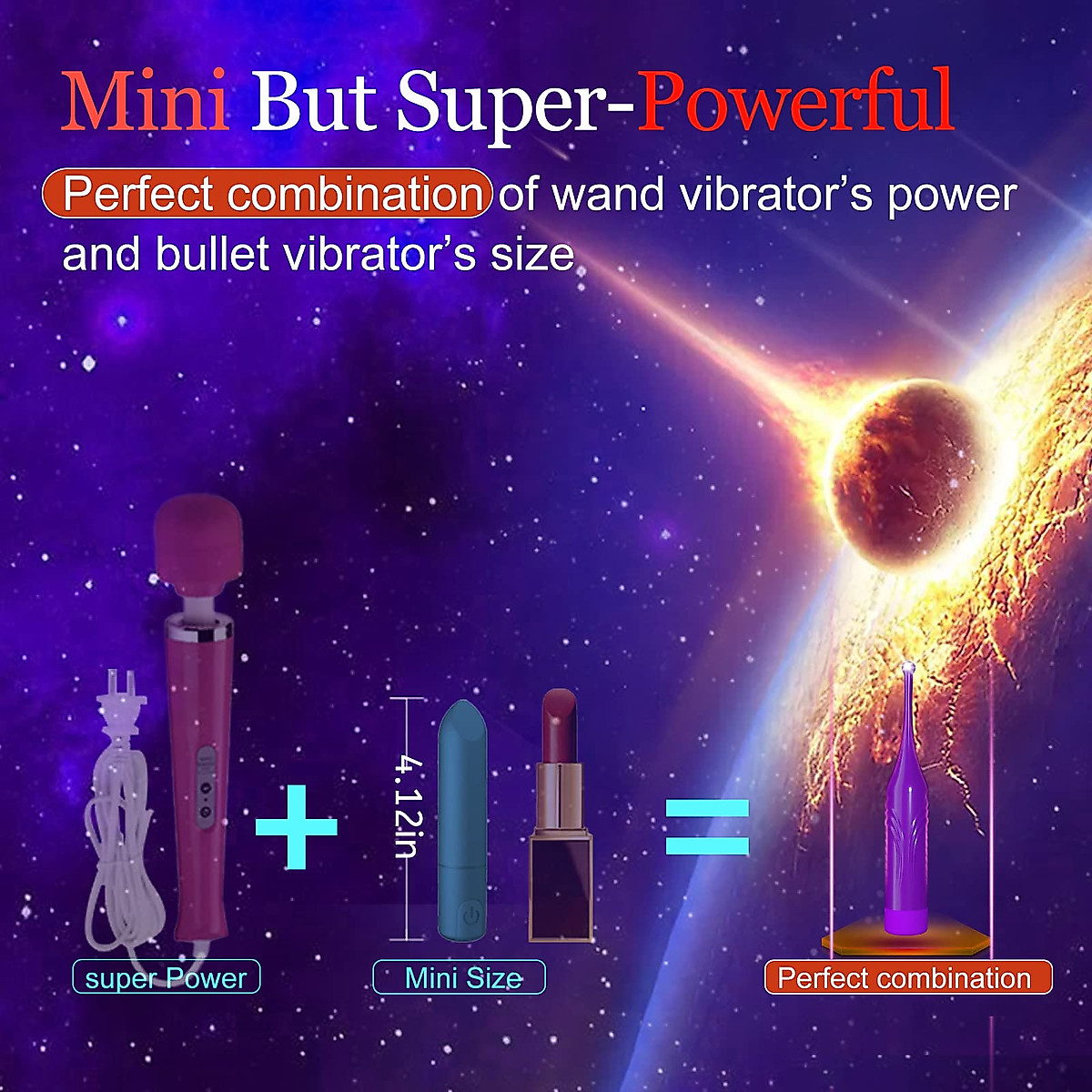 High-Frequency Mini Clitoris G spot Women Adult Sex Toys, Powerful Vibrating Female Couples Sex Toy Clitoral Vagina Nipple Vibrator Wand Stimulator for Woman Her Pleasure, Dildo Vibrators Sex Games