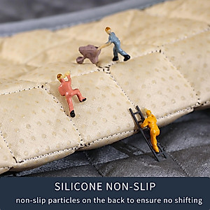 LUFEIJIASHI Non Slip Recliner Couch Covers for 3 Cushion Couch Sofa Reclining, Waterproof Recliner Sofa Covers 3 Seat, Velvet Reclining Couch Covers for Furniture Protector for Dogs Pets Dark Grey