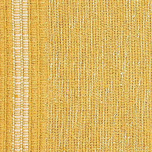 DII Variegated Recycled Yarn Modern Edge Stripe, 2x3', Honey Gold