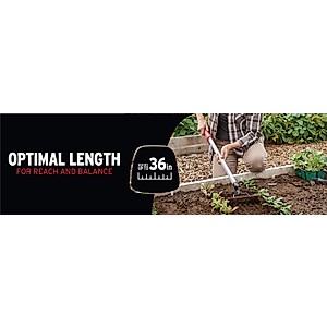 Corona Tools GT 3234 Reach 7-Tine Extended Rake, Silver,RED,Black