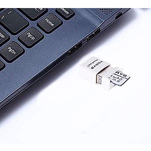 syrox Micro sd Mini Card Reader Data Transfer Fast and Convenient, Easy to Carry, Plug and Play (White)