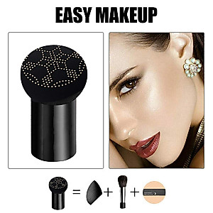 Aooba Air Cushion CC Cream Moisturizing Concealer Mushroom Head Brush Waterproof Makeup Foundation Moisture BB Cream for Women Girls (marble)