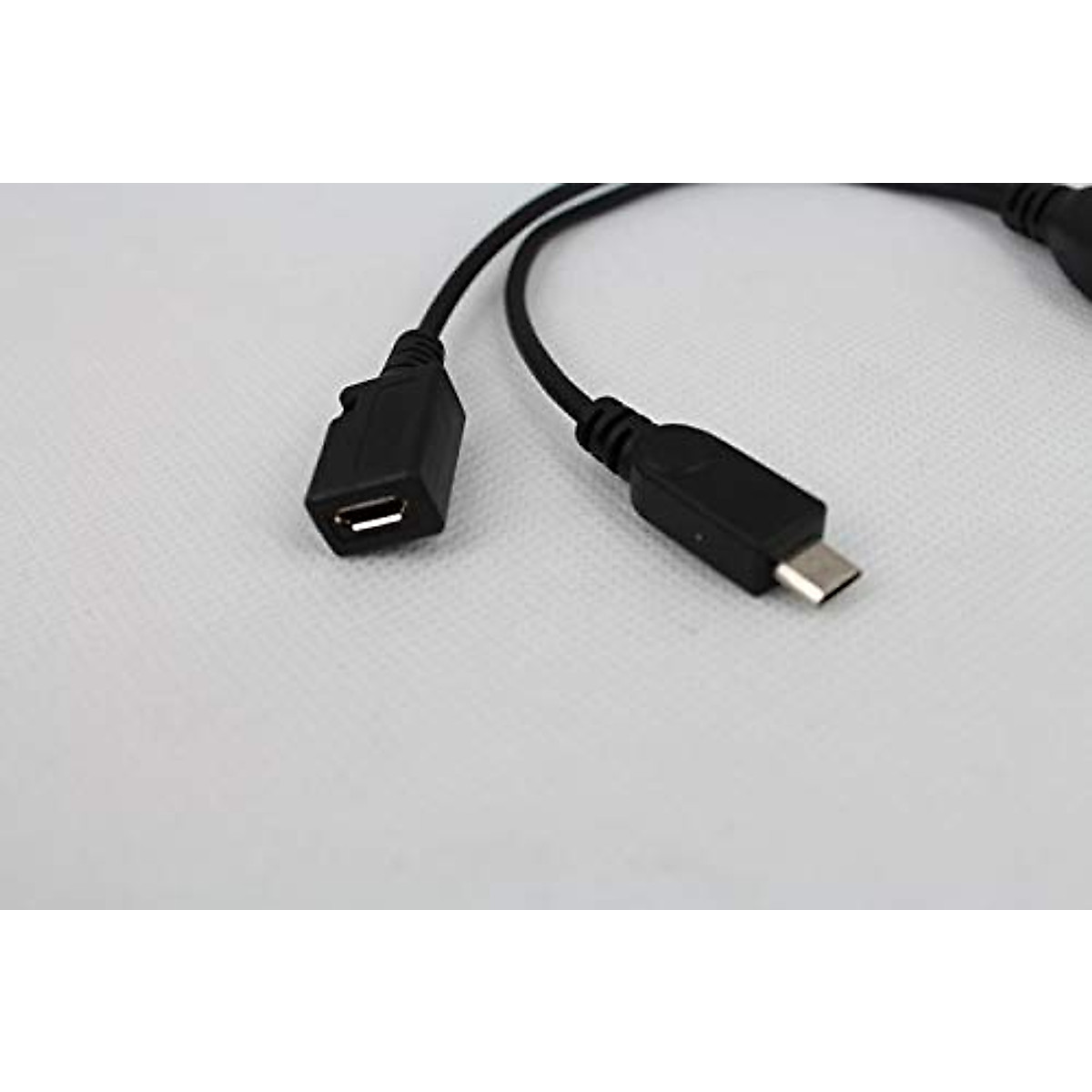 3 Pack OTG Cable Replacement for Fire Stick 4K, Compatible Samsung, Replacement for Amazon Fire TV, Compatible with LG Android Phone Tablet Micro USB Host with Micro USB Power