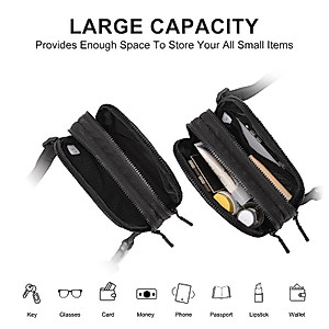 CLUCI Backpack Purse + Small Belt Bag for Women