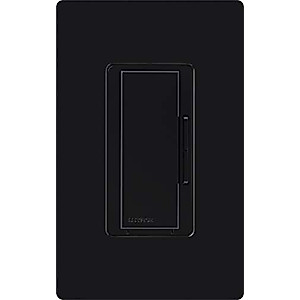 Lutron Maestro Companion Multi-Location Dimmer | Not for Standalone Use | MA-R-BL, Black
