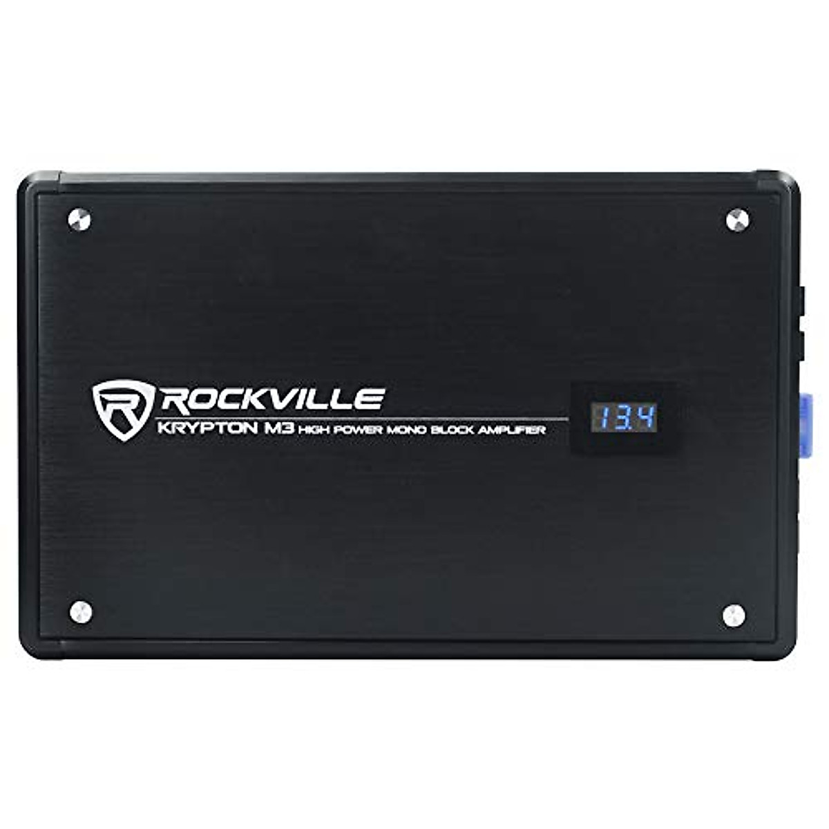 Rockville Krypton-M3 4000w Max/1000w RMS Mono 1 Ohm Car Amplifier Amp+Remote