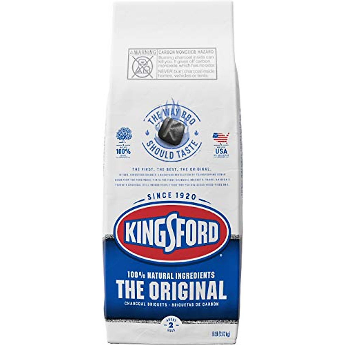 Kingsford 32071 Original Briquettes Charcoal, Black
