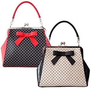 Dancing Days Polka Starr Handbag Blush