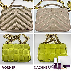 Lilac Premium Leather Care Set Swiss Made Professional Suede and Textile Care Products for Handbags (Suede and Textile Set), 5.4 Ounce