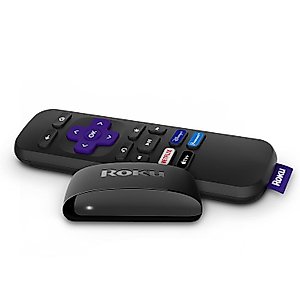 Roku Express HD Streaming Device with High-Speed HDMI Cable and Simple Remote, Guided Setup, and Fast Wi-Fi (2022) (Renewed)
