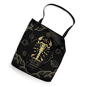 Zodiac Sign Scorpio Astrology Celestial Aesthetic Tote Bag