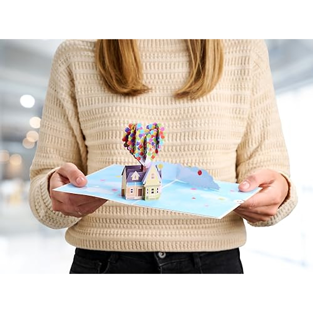 Lovepop Everyday Pop-Up Card for Her and Him - 3D Disney & Pixar Greeting Cards for Boys, Girls, Men, Women - My Favorite Adventure - 5" x 7" Up House Card - Blank Note Card & Envelope Included