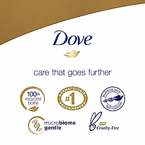 Dove Purely Pampering Body Wash for Dry Skin Shea Butter with Warm Vanilla Effectively Washes Away Bacteria While Nourishing Your Skin, 22 Fl Oz (Pack of 4)