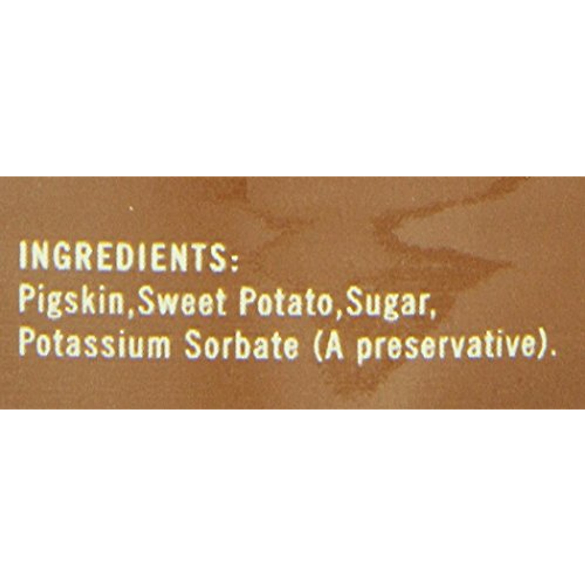 Pork Chomps Baked Pork Skin Dog Chews, 5-inch Mini Twists, Real Sweet Potato Wrap, 12 Count