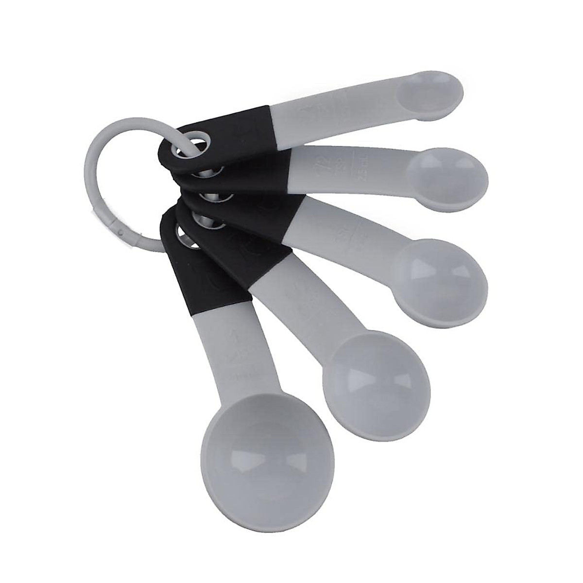 KitchenAid - KE057OHPIA KitchenAid Classic Measuring Spoons, Set of 5, Pistachio/Black