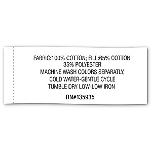 DII Basic Terry Collection Quilted 100% Cotton, Pan Handle, Black, 3 Piece