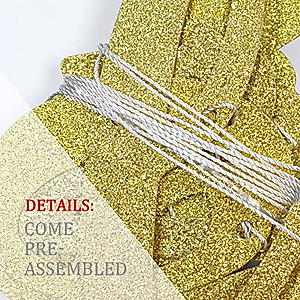 Love You A Brunch Banner, Brunch Bridal Shower Engagement Birthday Party Decorations, Brunch Party Bunting Ornament, Pre-Strung, Dessert Table Sign, Gold Glitter