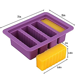 Silicone Butter Mold, Butter Molds Tray with Lid,Large Butter Maker with Food Grade Silicone Spatulas,Rectangle Container for Brownies,Homemade Butter,Herbed,Garlic Butter