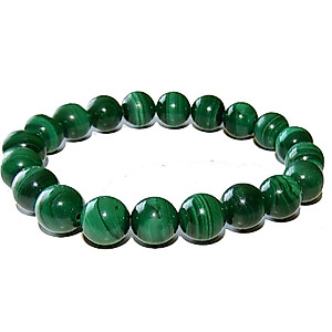 DHYANARSH Original Natural AAA Malachite Bracelet - Genuine Malachite for Spiritual Healing Jewelry