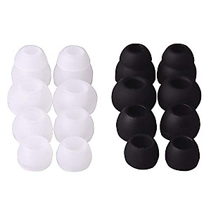 Earbudz Replacement Earbuds Ear Tips fit Powerbeats, Skullcandy, Panasonic, Symphonized, iFrogz, Mpow, & More - Small, Medium, Large and Double Flange (8 Pairs - 16 Pieces)