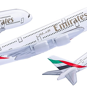 Bswath Model Plane 1:400 Scale Model A380 Model Airplane Diecast Airplanes Metal Plane Model for Gift