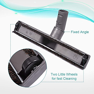 KEEPOW V7 V8 V10 V11 Hardwood Floor Attachment Tool FlatOut Head & Converter Adapter Compatible with Dyson Cordless Stick Vacuum Cleaners