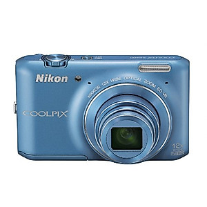Nikon COOLPIX S6400 16 MP Digital Camera with 12x Optical Zoom and 3-inch LCD (Blue)
