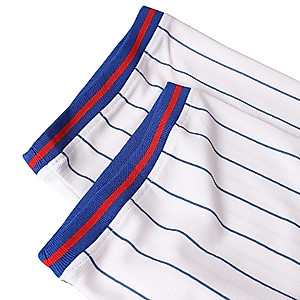 MESOSPERO Benchwarmers Jersey 32 Howie Goodman 68 Reedy 82 Richie Goodman 44 Matthews Men's Pinstriped Baseball Jersey (82 White, X-Large)