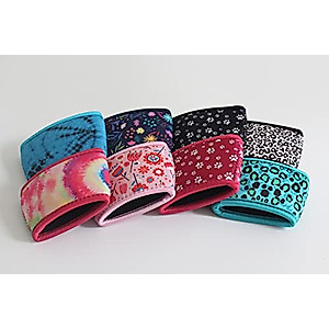 FRRIOTN 8 Pieces Reusable coffee cup sleeves Neoprene Insulator Sleeve for Hot Coffee, iced coffee and Tea Cups