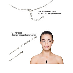 EBOOT womens 12 Pieces Hexagonal Chakra Crystal Bullet Shape Gemstone Pendant Necklaces Pointed Quartz Stone Chain Necklaces Artificial Stone with Storage Bag (Soft Color Set)