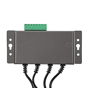 Simlug 4CH Passive Video Balun, Passive Video Balun Transceiver, NTSC,PAL,and SECAM Video Formats 60dB Crosstalk and Noise Immunity, for HD CCTV Office