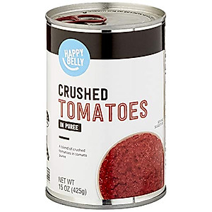Amazon Brand - Happy Belly Crushed Tomatoes, 15 Ounce