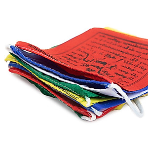 Tibetan Singing Bowl and Prayer Flags Bundle