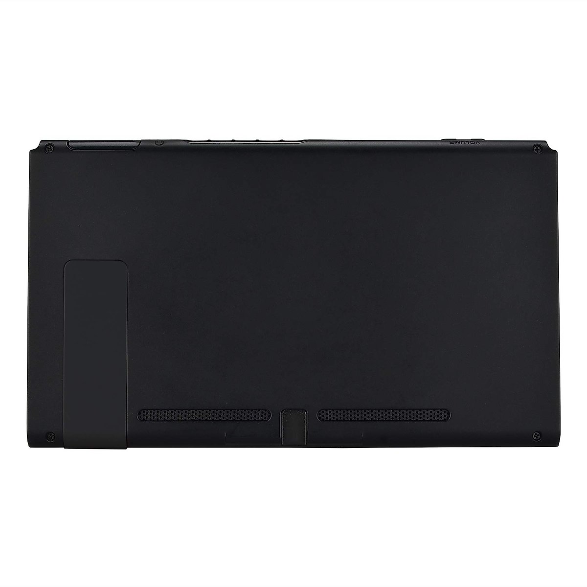 eXtremeRate 2 Set of Black Soft Touch Replacement Kickstand for Nintendo Switch Console, Back Bracket Holder Kick Stand for Nintendo Switch - Console NOT Included