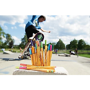 STABILO Point 88 FINELINER Pigment Liner 88/41 (Pack of 3) - Blue