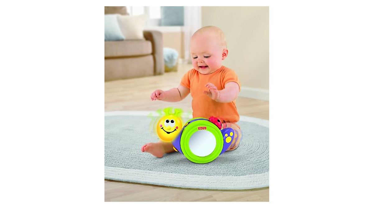 Fisher-Price Go Baby Go! Crawl Along Snail - Stimulating Baby's Skills