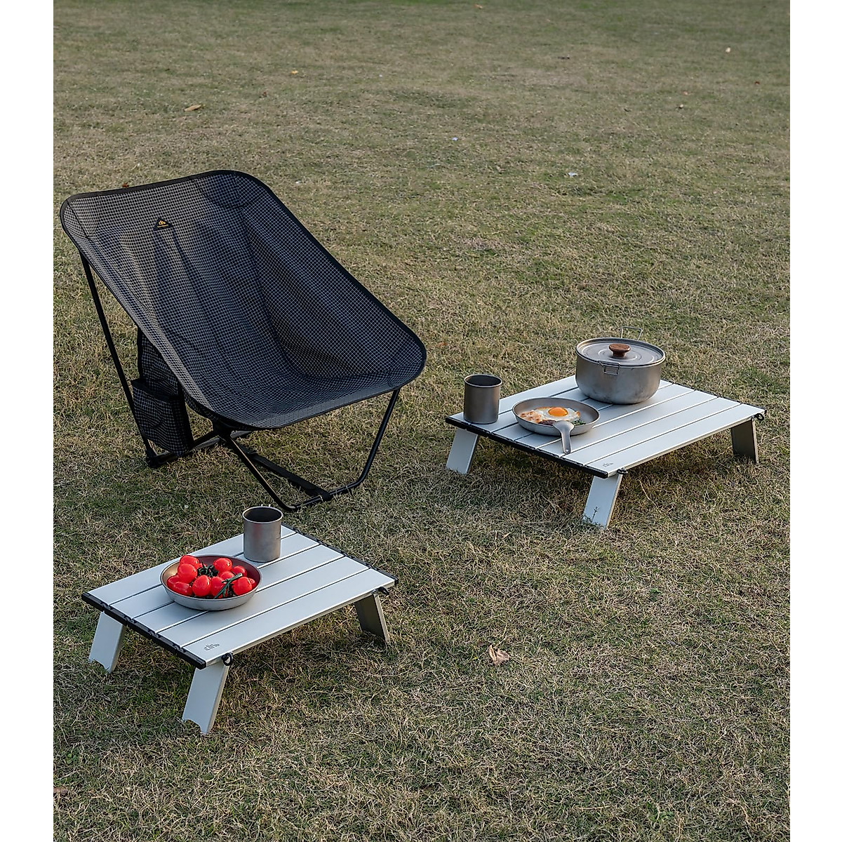 iClimb Ultralight Compact Mini Beach Picnic Folding Table with Carry Bag