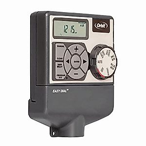 Orbit 28964 Easy Dial 4-Station Indoor Sprinkler Controller Gray