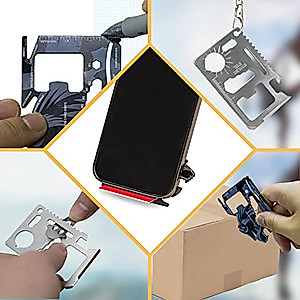 BCHARYA 29 in 1 Wallet Tool Card Set, 2 Tools in 1 Pack, Survival Tactical Credit Card Multitool, Cool Gadget and Stocking Stuffers for Men, Teens, Him, Husband, Dad