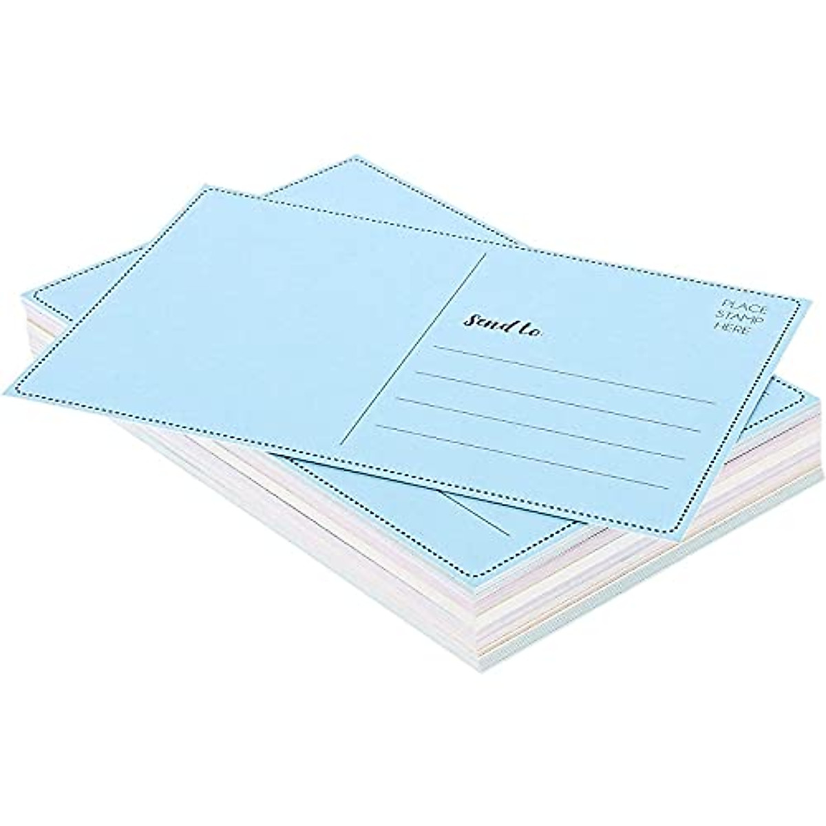 Paper Junkie Multicolored Mailable Blank Postcards Pack of 48 – 4 x 6 inches