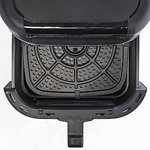 West Bend Air Fryer 7-Quart Capacity with Digital Controls View Window and 13 Cooking Presets, Nonstick Frying Basket, 1700-Watts, Black