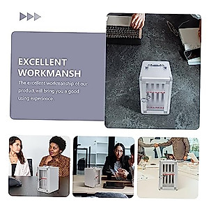 MAGICLULU Mobile Phone Safe Storage Cabinet with Lock Desk Speaker Smart Phone Cell Phone Cabinet Cell Block Phone Jail Fridge Locks Aluminum Alloy Frame, Fiberboard Phone Storage Box Locker